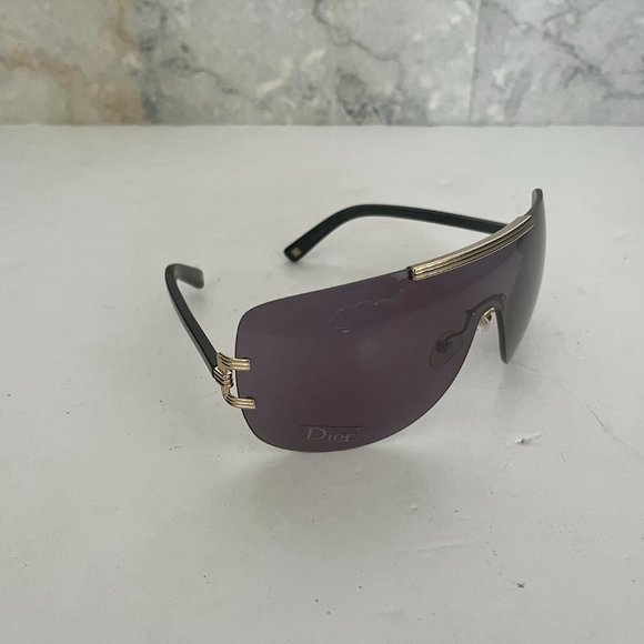 Dior | Accessories | New Dior Wrap Sunglasses With Gold Trim | Poshmark